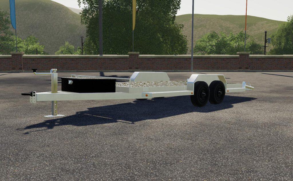 FS19 EXP19 CarTrailer v1.0 - FS 19 Trailers Mod Download