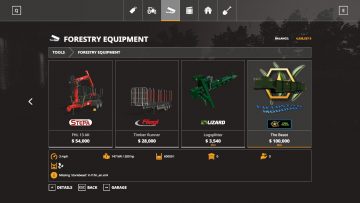 FS19 The Beast Chipper v1 (1) - Farming simulator 19 / 17 / 15 Mod