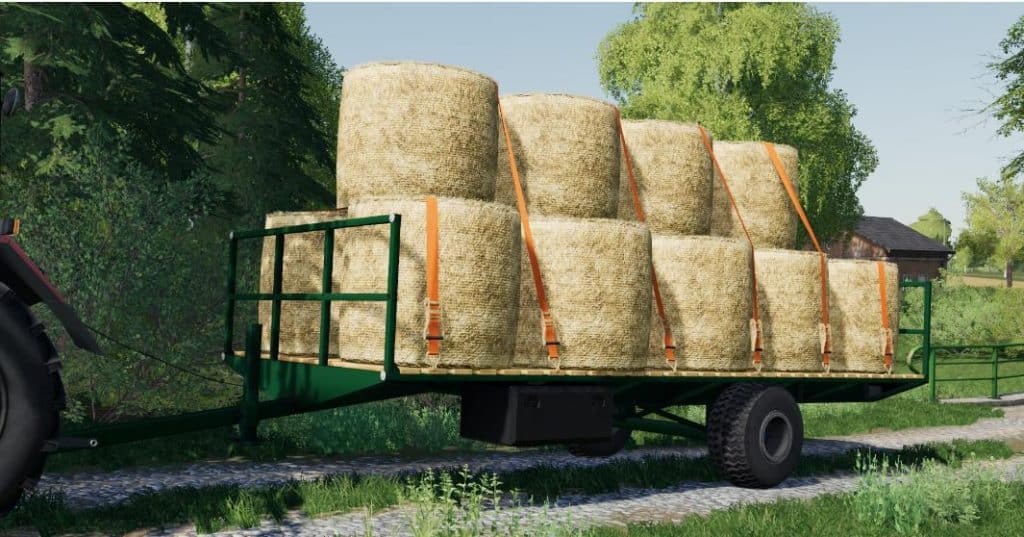 FS19 Bale LOADING TRAILER v1 (3) - Farming simulator 19 / 17 / 15 Mod