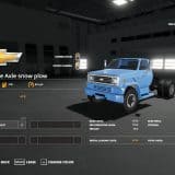 FS19 Chevy C70 snow plow truck v1.0 - FS 19 Trucks Mod Download
