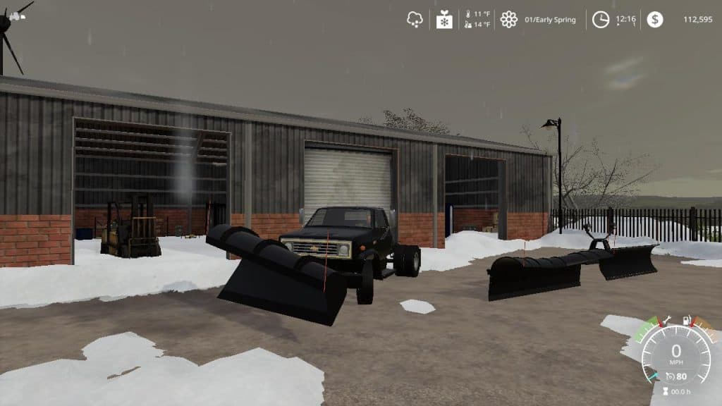 FS19 Chevy C70 snow plow truck v1 (5) - Farming simulator 19 / 17 / 15 Mod