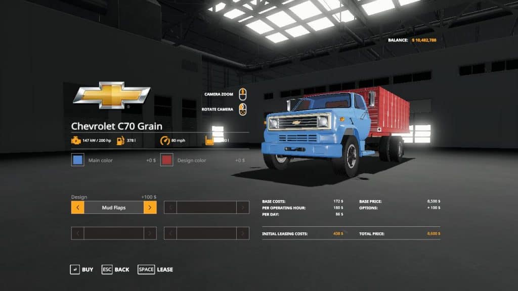 FS19 Chevy trucks v1 (3) - Farming simulator 19 / 17 / 15 Mod