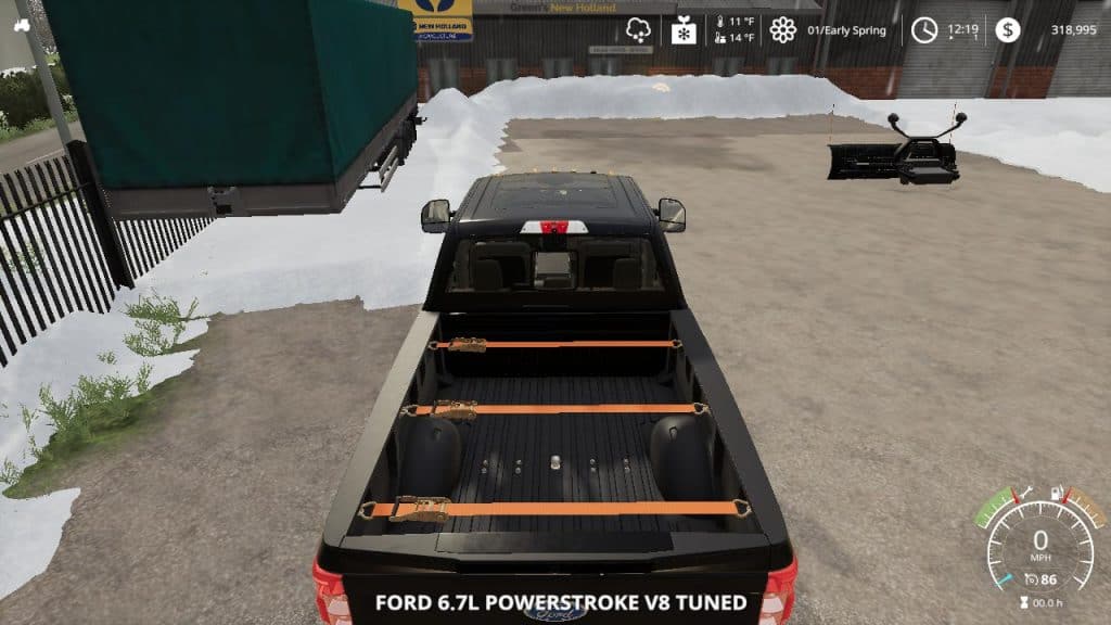 FS19 Ford f250 snow plow v1 (1) - Farming simulator 19 / 17 / 15 Mod
