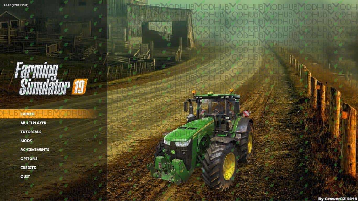 FS19 Menu Background - Autumn Dirt Road v1 (1) - Farming simulator 19 ...