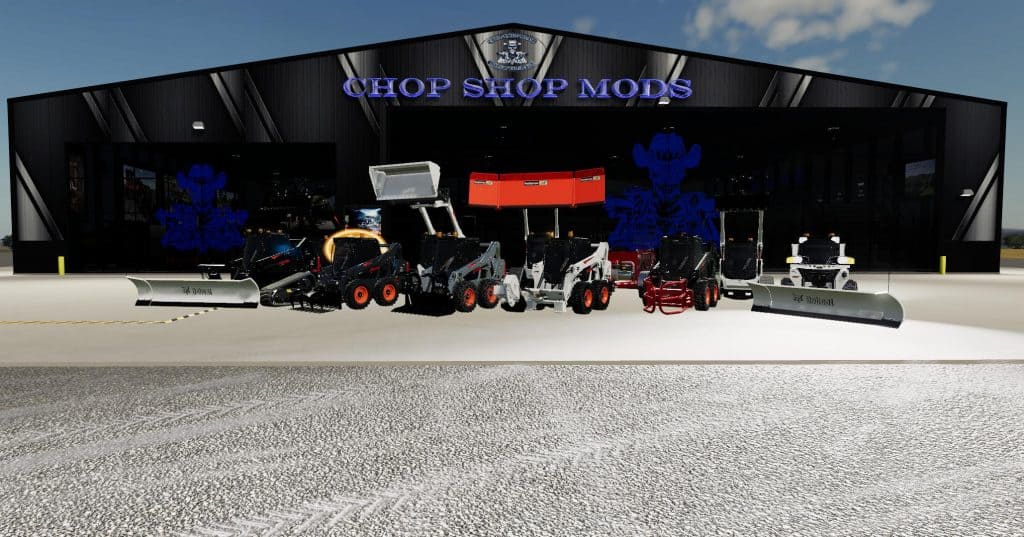 FS19 BOBCAT 590 SERIES SKID STEER PACK v1.3 (8) - Farming simulator 19 ...