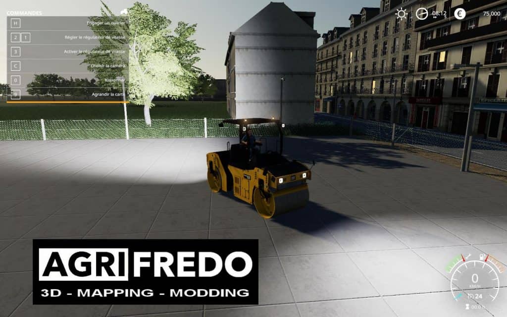 FS19 Compactor caterpillar CB44B v1.0 - FS 19 Vehicles Mod Download