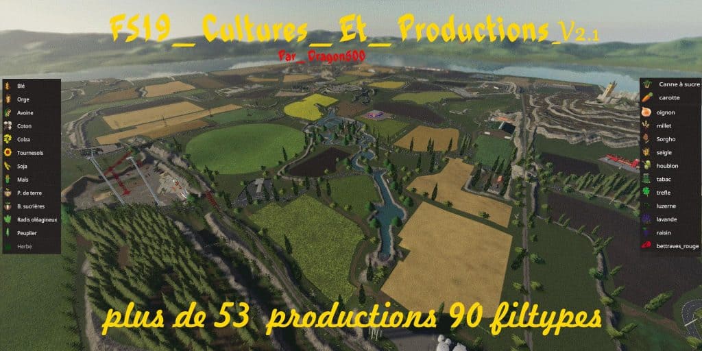 FS19 Cultures Et Productions v2.1 - FS 19 Maps Mod Download