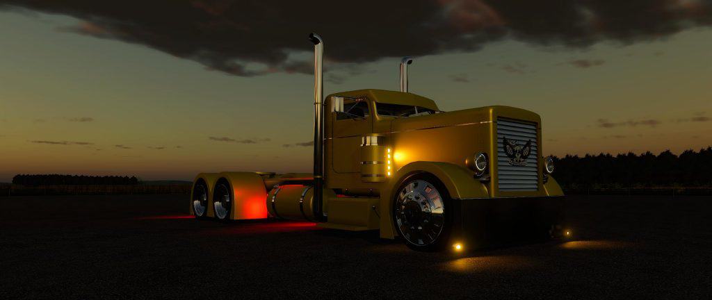 FS19 Custom Peterbilt 379 v1.0 - FS 19 Trucks Mod Download