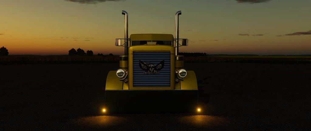 FS19 Custom Peterbilt 379 v1 (4) - Farming simulator 19 / 17 / 15 Mod