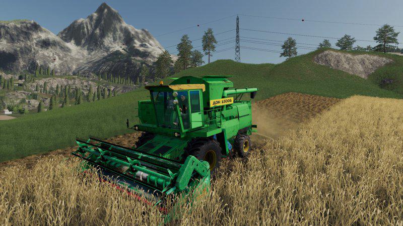 FS19 Don 1500b v1.2.0.0 - FS 19 Combines Mod Download