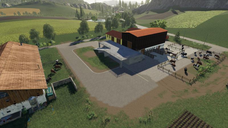 FS19 Dreiseithof placeable v1.2 (8) - Farming simulator 19 / 17 / 15 Mod