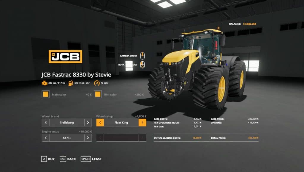 FS19 Mod update JCB 8330 by Stevie - FS 19 Packs Mod Download