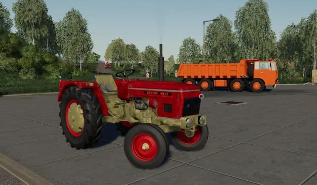 FS19 Zetor 4911 v1.0 - FS 19 Tractors Mod Download