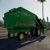 FS19 JD 9965 Cotton Picker 6 row convert BETA - FS 19 Combines Mod Download