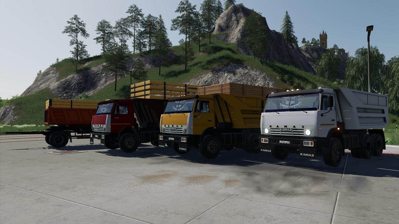 FS19 KamAZ-55111 “Scoop” v1 (2) - Farming simulator 19 / 17 / 15 Mod