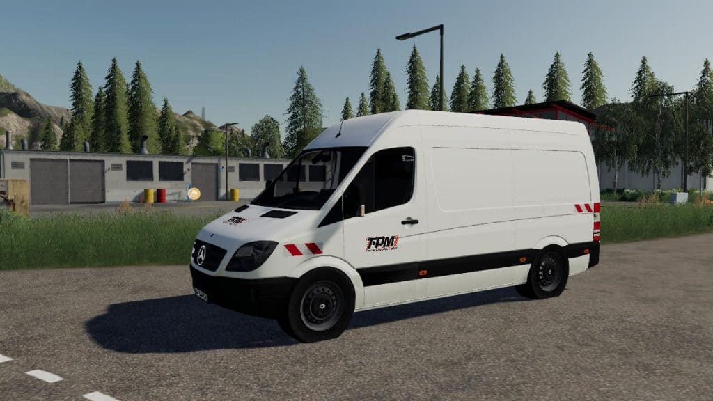 FS19 MERCEDES SPRINTER TPM v1.0 - FS 19 Vehicles Mod Download