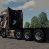 FS19 Scania. N drag pernilla v1.1 - FS 19 Trucks Mod Download