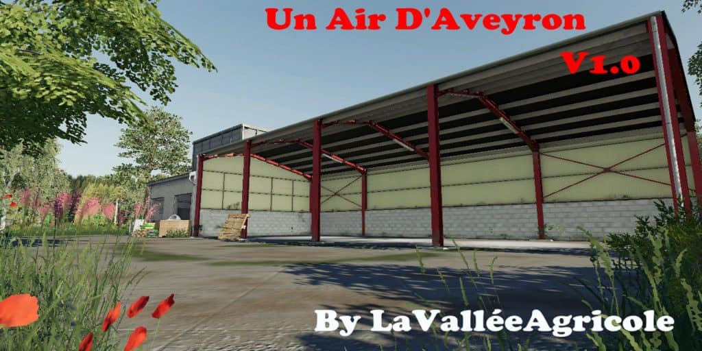 FS19 Un Air D'Aveyron v1.0 - FS 19 Maps Mod Download