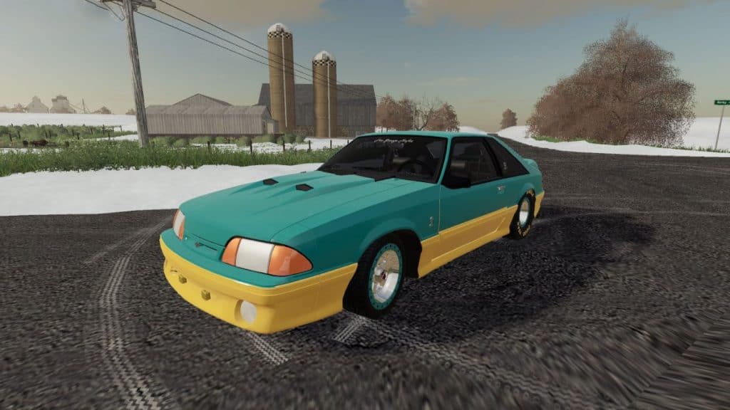 FS19 Ford Mustang Fox Body V 1.0 - FS 19 Cars Mod Download