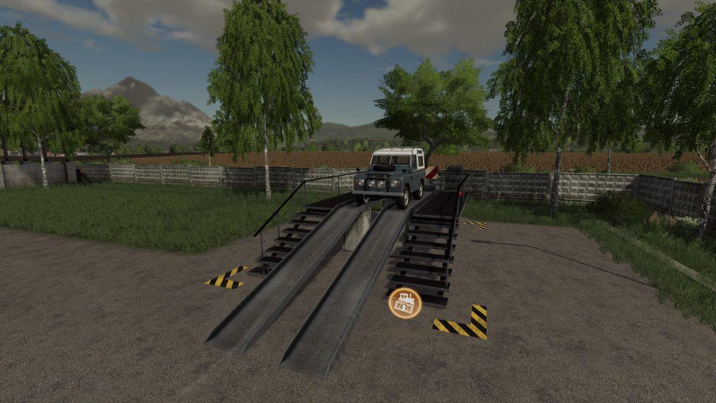 FS19 Repair Ramp with Trigger v1.0 - FS 19 Objects Mod Download