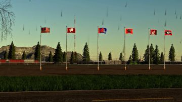 FS19 Flags College Cities Towns v1 (5) - Farming simulator 19 / 17 / 15 Mod