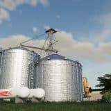 FS19 GSI Grain Storage Bins v1.0 - FS 19 Objects Mod Download