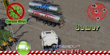 FS19 MILK TRAILER v1 (1) - Farming simulator 19 / 17 / 15 Mod