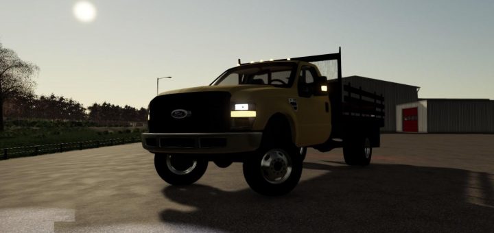 Ford F350 Flatbed - Farming simulator 19 / 17 / 15 Mods