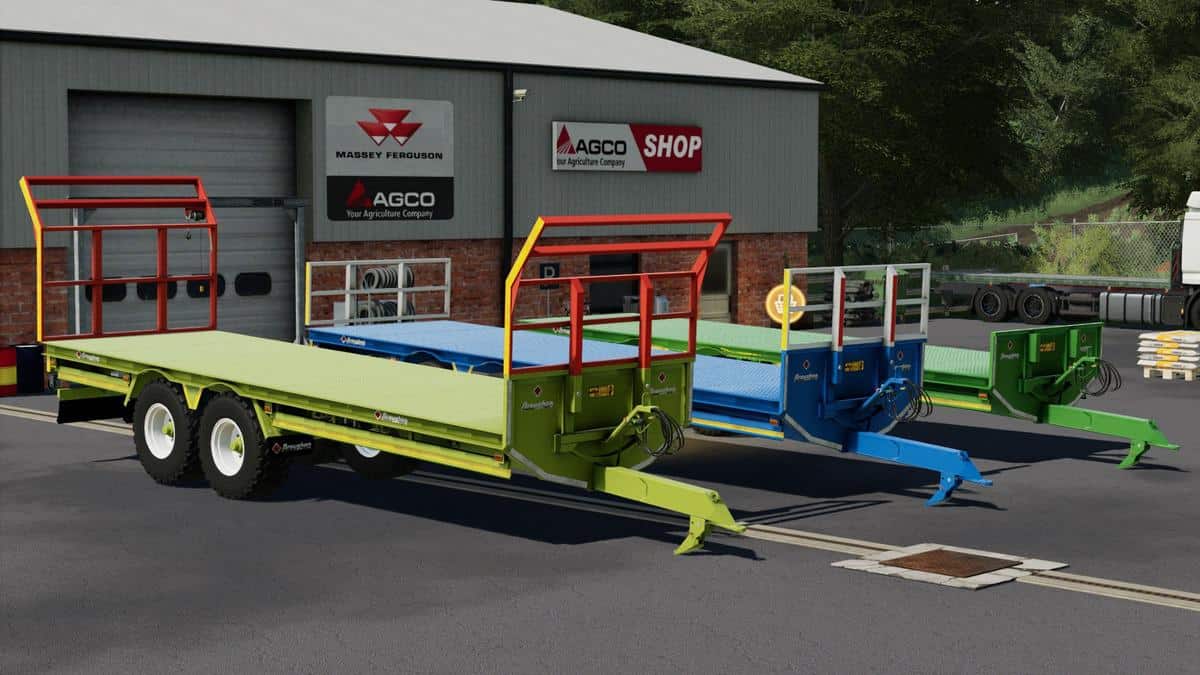 FS19 Broughan 28 Foot Bale Trailer v1.1.0 (2) - Farming simulator 19 ...