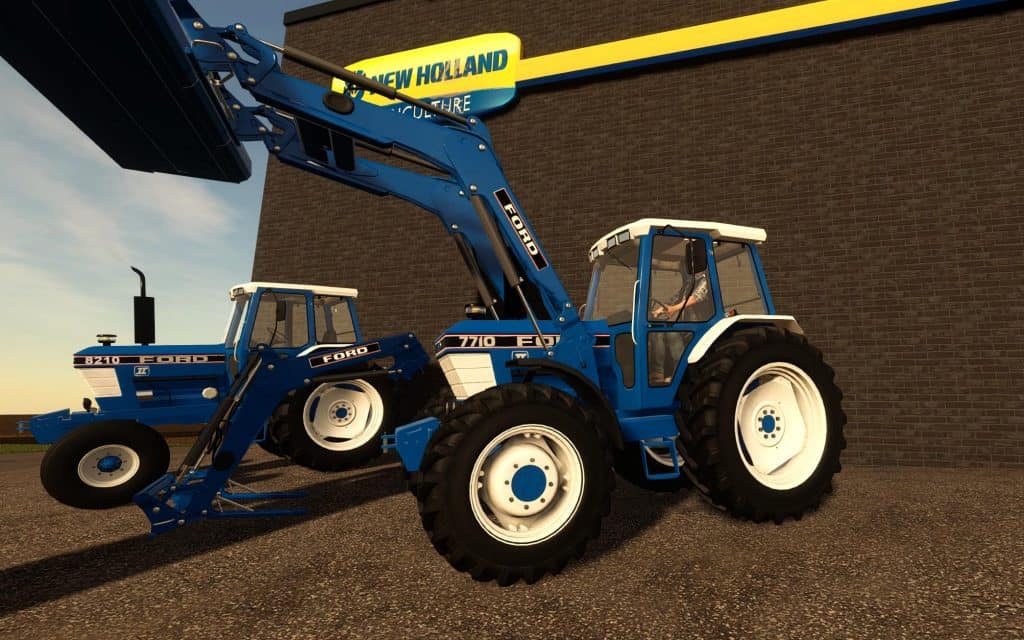 FS19 Ford 10 Series Large v1.0 - FS 19 Tractors Mod Download