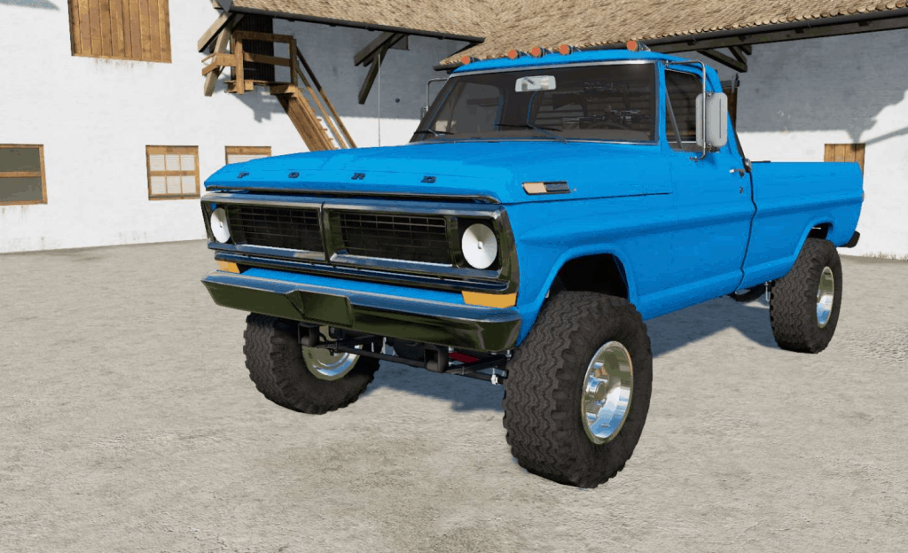 FS19 Ford F-250 Styleside Regular Cab 1970 - FS 19 Cars Mod Download