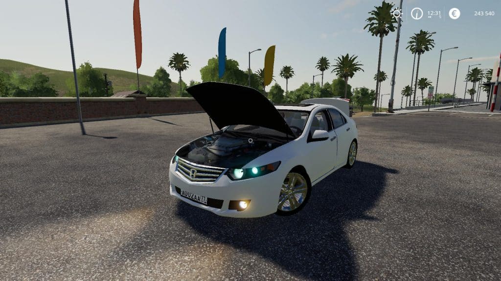 FS19 Honda Accord 2009 v2.0 - FS 19 Cars Mod Download