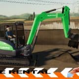 FS19 MINI EXCAVATOR LAHO v1.5 - FS 19 Forklifts / Excavators Mod Download