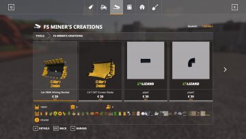 FS19 Mining Bucket For 980K Cat Loader v1 (7) - Farming simulator 19 ...