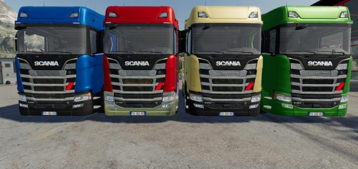 FS19 Scania 143 8x4 Swedish Edit v1.0 - FS 19 Trucks Mod Download