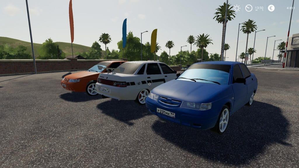 FS19 VAZ 2110 v2.0 - FS 19 Cars Mod Download