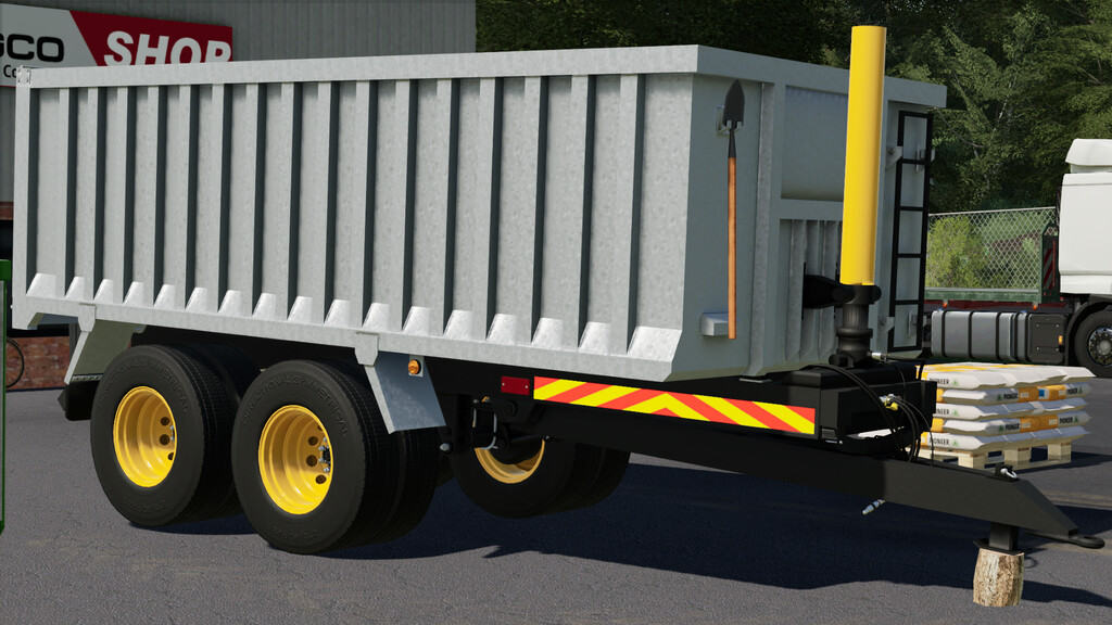 FS19 16F Silage Trailer 1.0.0 (1) - Farming simulator 19 / 17 / 15 Mod