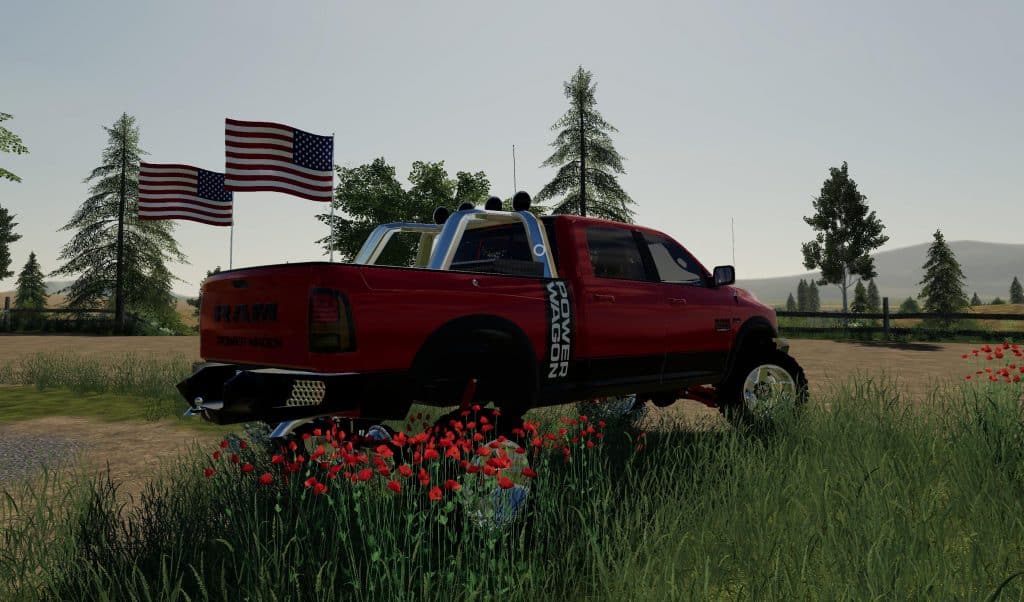 FS19 DODGE Power Wagon v1 (1) - Farming simulator 19 / 17 / 15 Mod