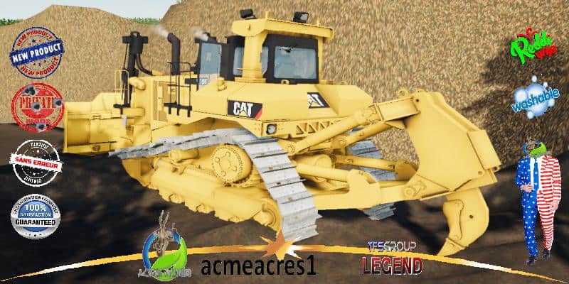 FS19 DOZER DT10.2 REALISTIC CRAWLERS v2.1 - FS 19 Forklifts ...