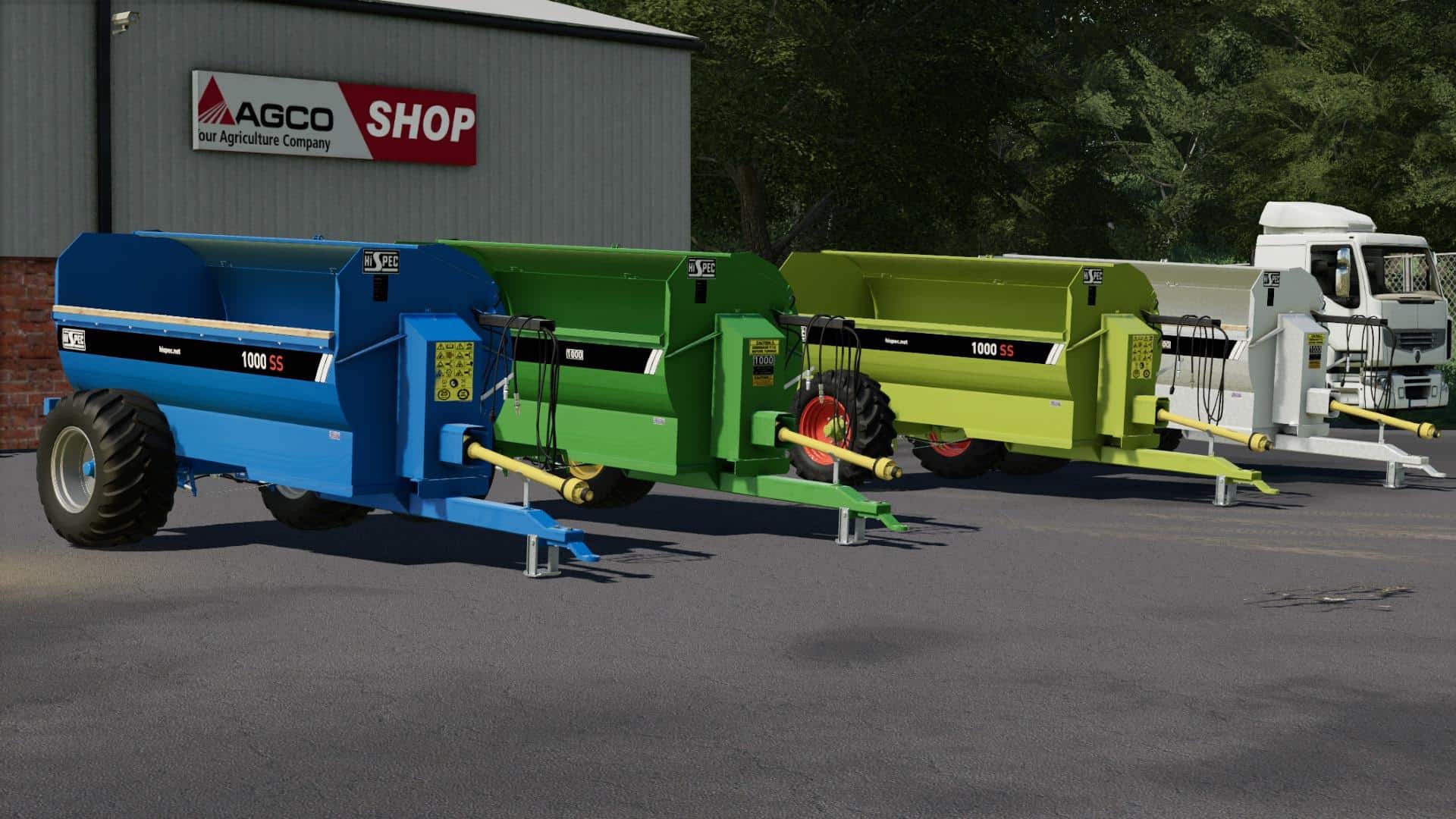 FS19 HiSpec 1000 Side Spreader (4) - Farming simulator 19 / 17 / 15 Mod