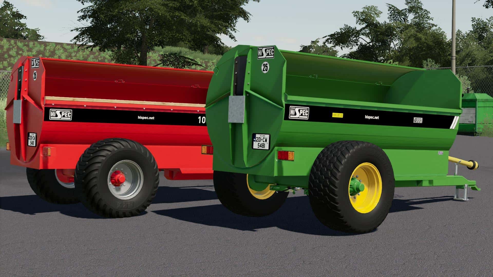 FS19 HiSpec 1000 Side Spreader (6) - Farming simulator 19 / 17 / 15 Mod