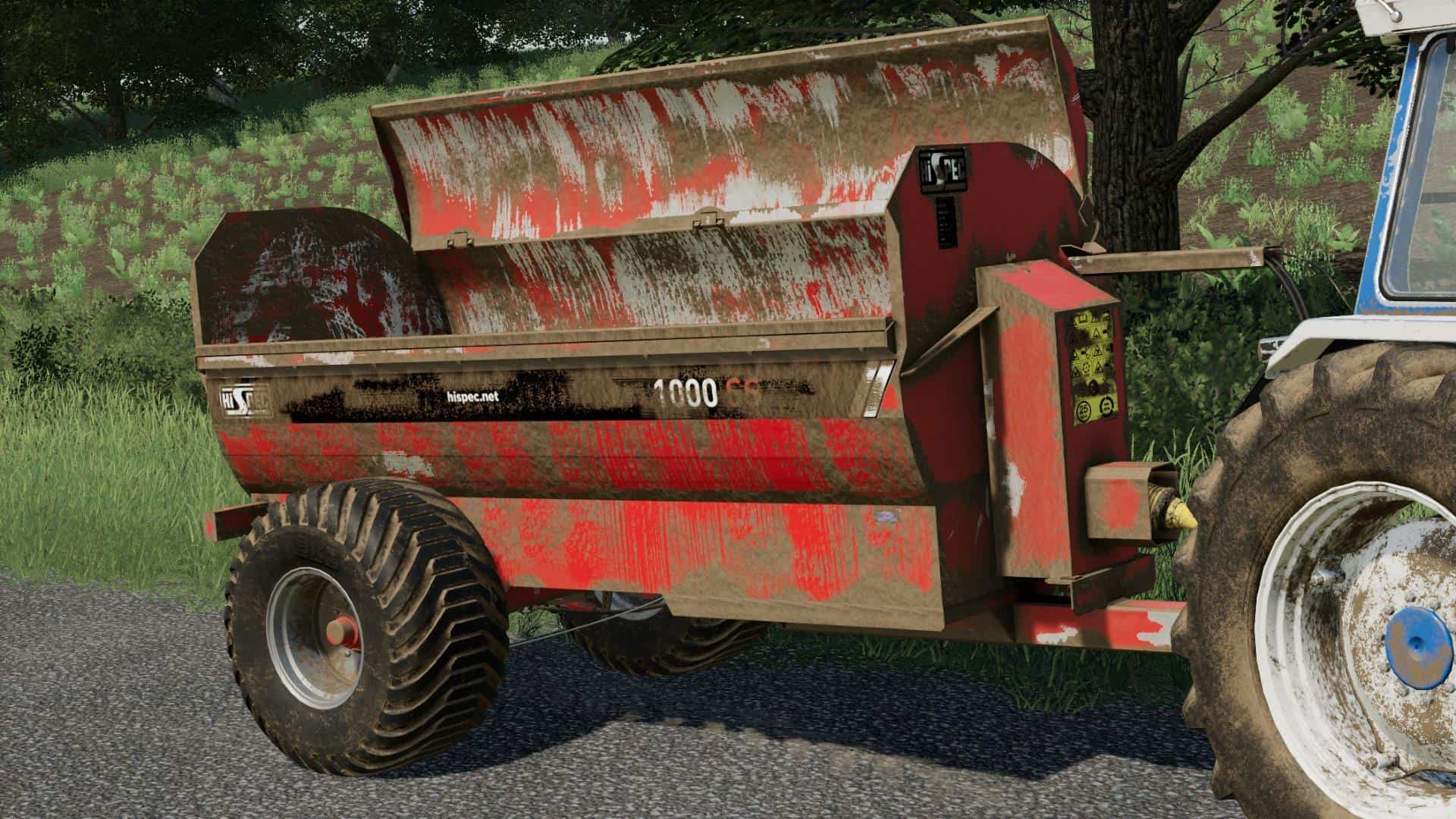 FS19 HiSpec 1000 Side Spreader (8) - Farming simulator 19 / 17 / 15 Mod