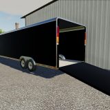 FS19 Enclosed Trailer 30FT V1.0 - FS 19 Trailers Mod Download