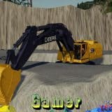 FS19 Deere 470G EXCAVATROR v1.5 - FS 19 Forklifts / Excavators Mod Download