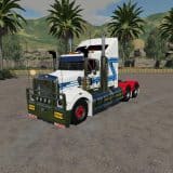 FS19 Kenworth T408 SAR v1.0.0.0 - FS 19 Trucks Mod Download