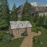 FS19 Log Cabin (Farmhouse) v1.0.0.0 - FS 19 Buildings Mod Download