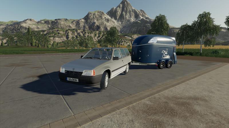 FS19 Opel Kadett E Caravan v1.0.0 (3) - Farming simulator 19 / 17 / 15 Mod