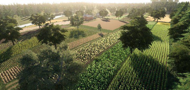 FS19 Empty map x4 16km2 v1.0 - FS 19 Maps Mod Download