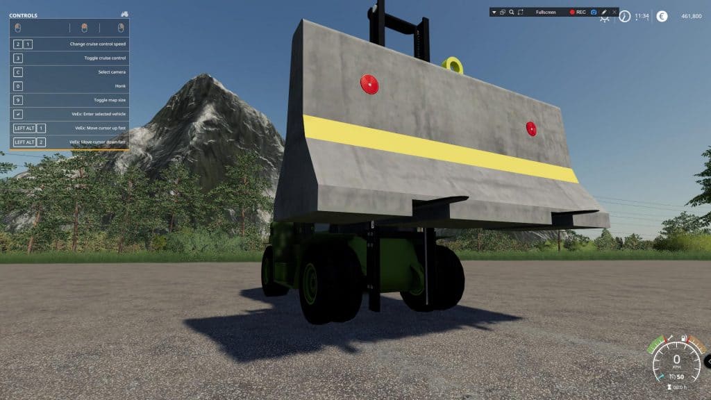 FS19 Road Barrier v2 (1) - Farming simulator 19 / 17 / 15 Mod