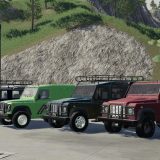 FS19 Land Rover Defender Wagon 110 v2.0 - FS 19 Cars Mod Download